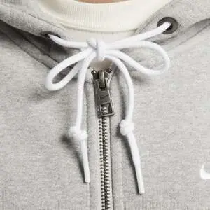 Nike Solo Swoosh Full-zip Hoodie - Grey