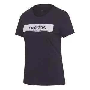 Adidas Training Round Neck Pullover Short Sleeve T-shirt - Black