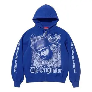 Supreme X Dj Screw Ss26 Zip Up Hooded Sweatshirt