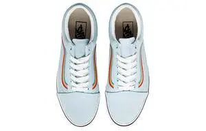 VANS Old Skool "rainbow Sidestripe" Sneakers - Blue/red/yellow