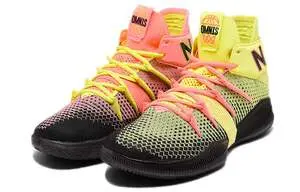 NEW BALANCE Omn1s "sunrise" High Top Basketball Sneakers - Orange/yellow