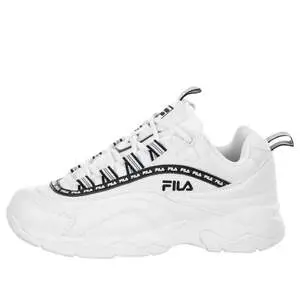 FILA White Black" Retro Low Top Sneakers - Cloud White/core Black/cloud White