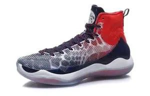 LI-NING High-top Athletic Sneakers - Red/blue