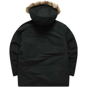 FILA FUSION Down Jacket With Fur Trimmed Hood