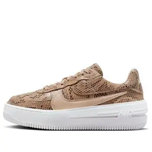 Nike Force 1 Plt.af.orm Snakeskin Sneakers - Brown/hepm/sail