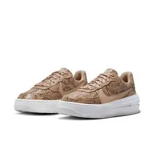 Nike Force 1 Plt.af.orm Snakeskin Sneakers - Brown/hepm/sail