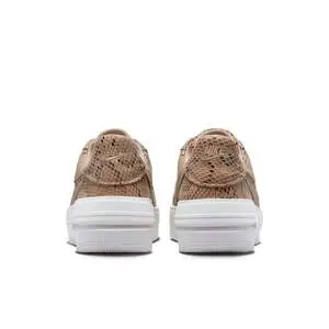 Nike Force 1 Plt.af.orm Snakeskin Sneakers - Brown/hepm/sail