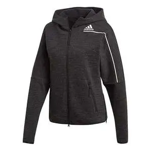 Adidas Training Hooded Jacket - Black