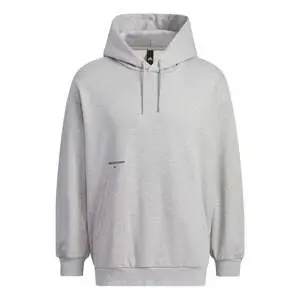 Adidas Small Logo Hoodie - Medium Grey Heather