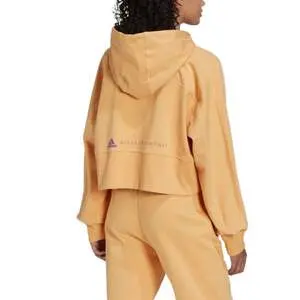 Adidas By Stella Mccartney Cropped Hoodie - Orange