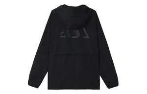 Adidas Hooded Windbreaker Jacket - Black