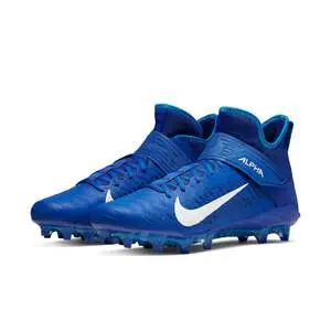 Nike Alpha Menace Pro 2 Mid Athletic Cleats - Blue