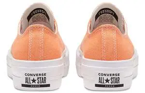 CONVERSE Chuck Taylor All Star Renew Cotton Platform Low Top Sneakers - Orange