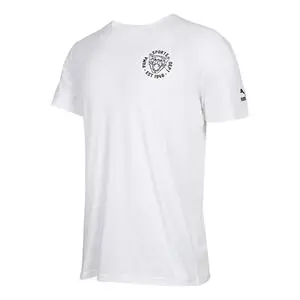 PUMA Graphic Vintage Cat Tee 'white - White/red