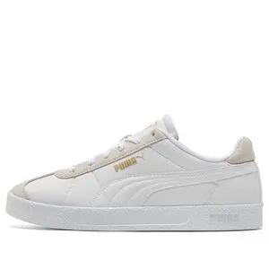 PUMA Club Nylon Casual Sneakers - White/gold