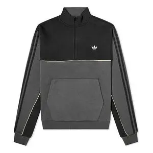 Adidas Originals Mod Half Zip Sweatshirt - Black