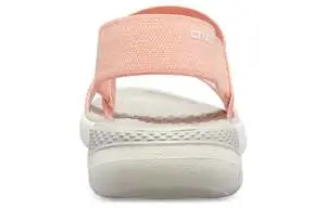 CROCS Literide Elastic Strap Sandals - Pink