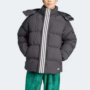 Adidas Originals Rifta Down Regen Hooded Puffer Jacket - Black/white