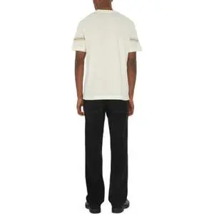 Burberry 25 Striped Cotton T-shirt - Beige