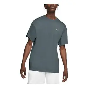 Nike Lab Solo Swoosh Basic Sports Short Sleeve - Grayblue