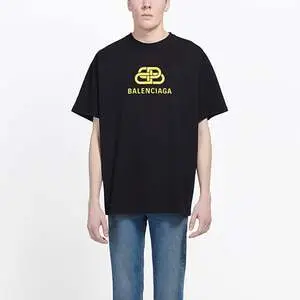 Balenciaga Interlocked Bb Regular Fit T-shirt