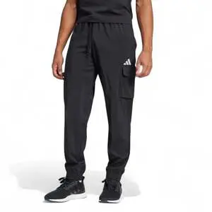 Adidas Essentials Small Logo Cargo Pants Asia Sizing 'black