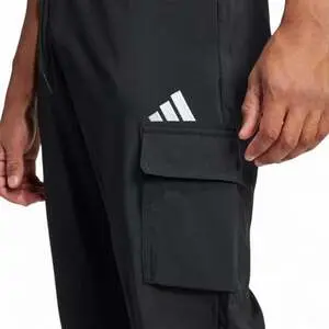 Adidas Essentials Small Logo Cargo Pants Asia Sizing 'black