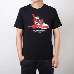 JORDAN Short Sleeve T-shirt With Sneaker Graphic