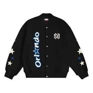 Mitchell & Ness X Nba Orlando Magic Varsity Jacket - Black