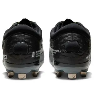 Nike Hyperdiamond 4 Elite Athletic Cleats - Black/cool Grey/volt