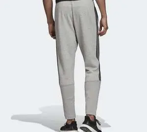 Adidas Stripe Training Sports Long Pants Gray