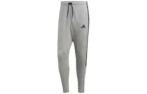 Adidas Stripe Training Sports Long Pants Gray