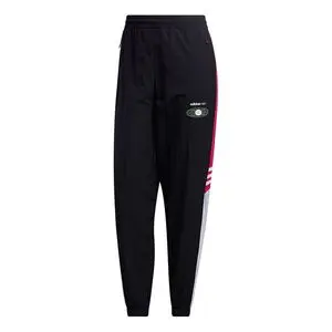Adidas Casual Pants With Side Panel Detail - Black
