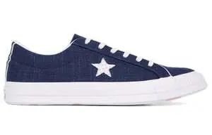 CONVERSE One Star Ox Canvas Shoe - Dark Blue/white