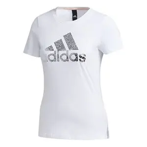 Adidas Graphic Logo Short Sleeve T-shirt - White
