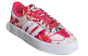 Adidas Sambarose Tie Dye Sneakers - White/red