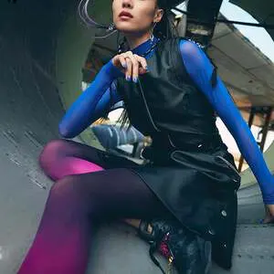 JORDAN Air Collar Zipper Dress