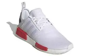 Adidas Nmd_r1 Sneakers - Cloud White/cloud White/vivid Red