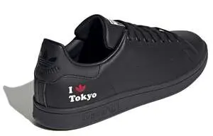 Adidas Stan Smith 'i Love Tokyo' Low Top Sneakers - Black/white/red