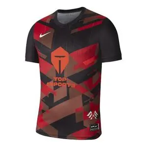 Nike X Lpl Crossover Tes Quick Dry Short Sleeve - Black