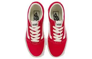 VANS Ward Sneakers - Red/white