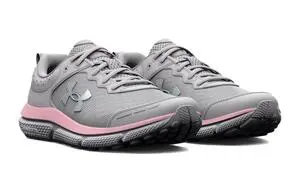 Under Armour Charged Assert 10 Running Shoes - Grey/pink