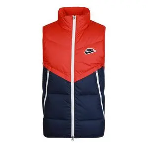 Nike Colorblock Down Vest - Blue/red