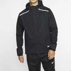 Nike Shield Reflective Zipper Sports Hooded Jacket