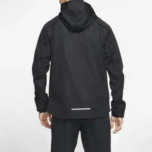 Nike Shield Reflective Zipper Sports Hooded Jacket