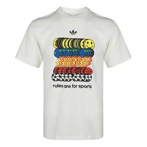 Adidas Originals Sportsrule Printing Short Sleeve - White