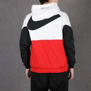 Nike Hooded Half-zipper Splicing Pullover Sports Jacket