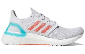 Adidas Ultraboost 20 Primeblue Low Top Sneakers - Gray/blue