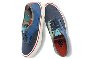 VANS Nigel Cabourn X Og Authentic Lx 'crazy Navy Mix - Blue