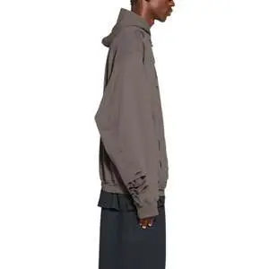 Balenciaga Destroyed Logo Hoodie